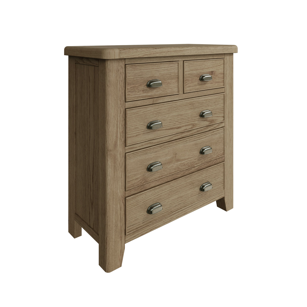 Hove Smoked Oak 2 Over 3 Chest of Drawers – HomePlus Furniture