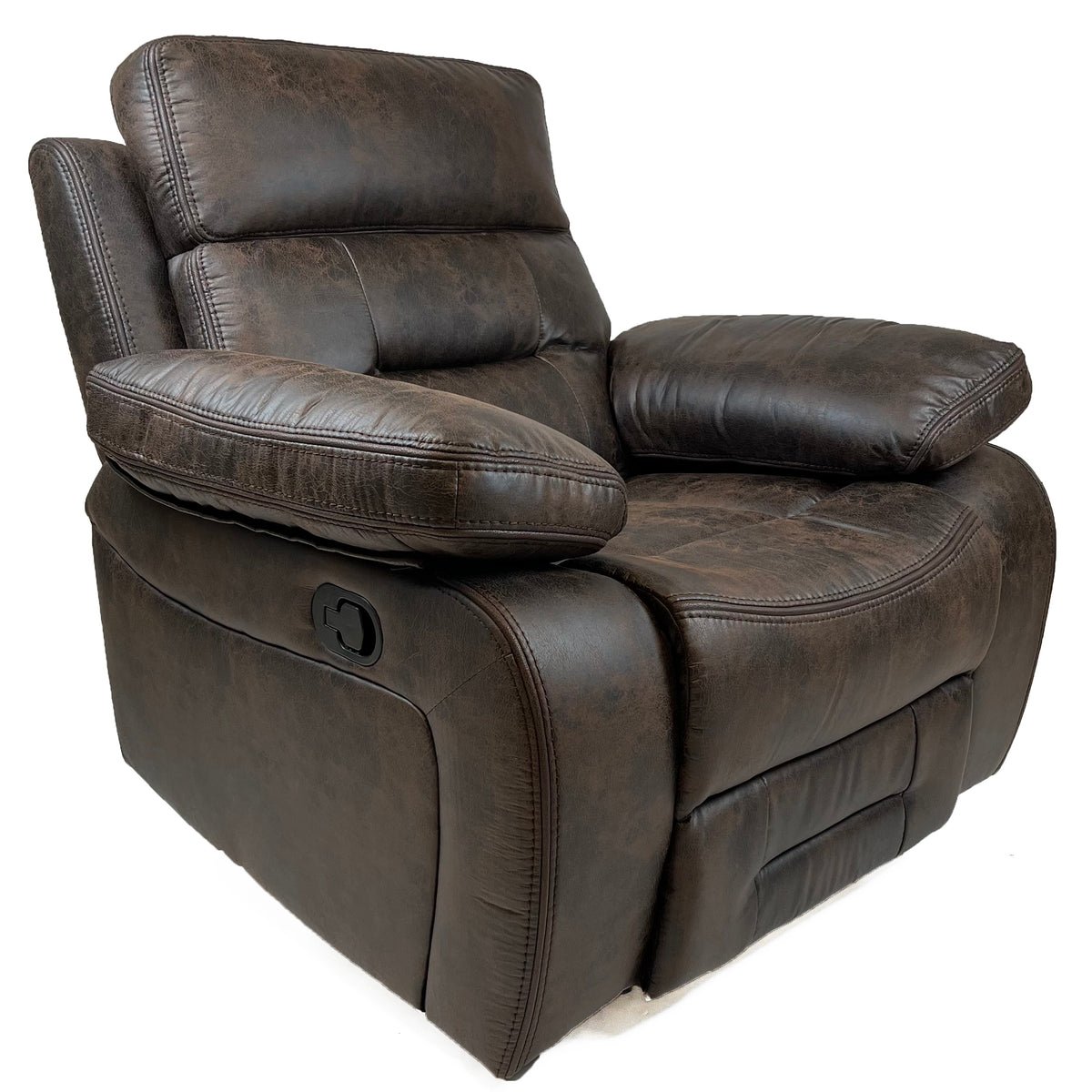 Milo Brown Reclining Armchair – HomePlus Furniture