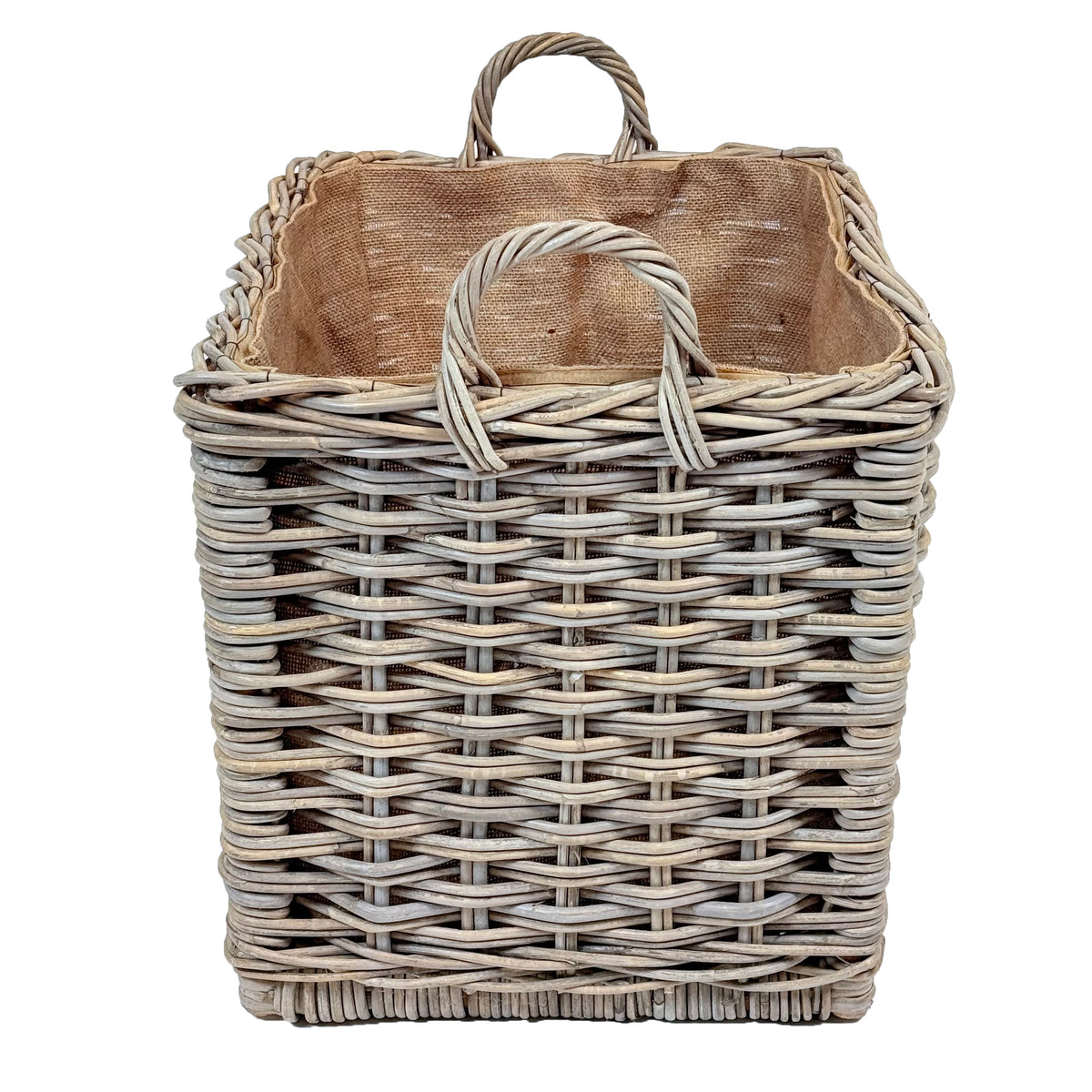 Rectangular Rattan Log Basket | Large – HomePlus Furniture