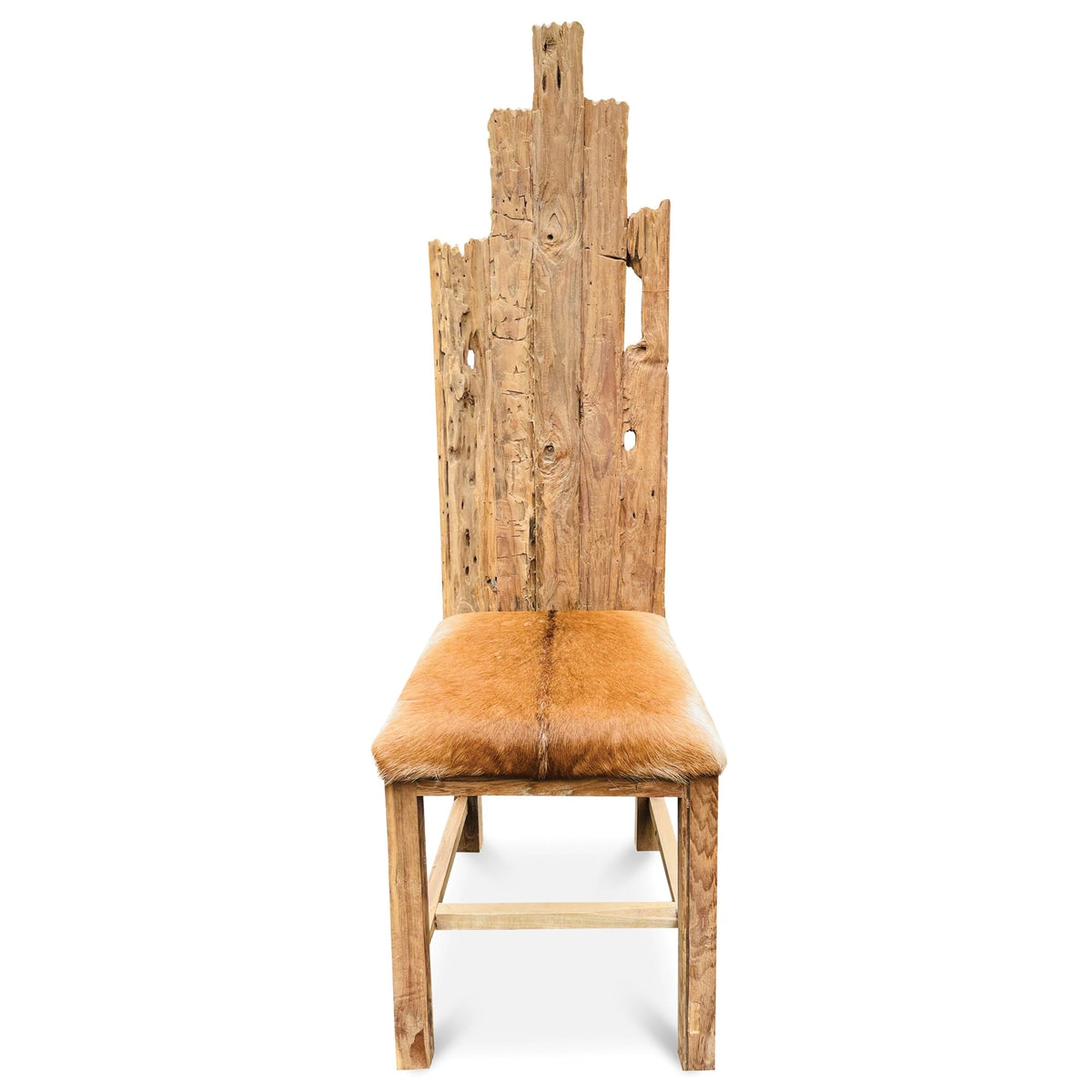Teak Root Goats Skin Dining Chair – HomePlus Furniture